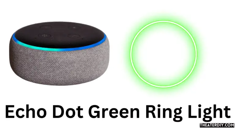Echo Dot Green Ring Light (2025)
