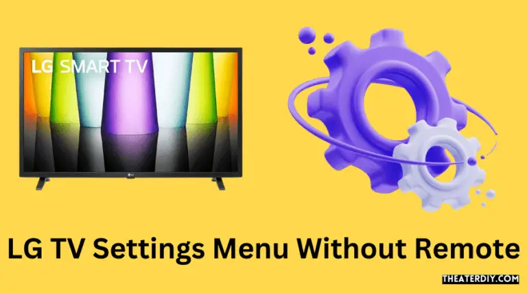 LG TV Settings Menu Without Remote (2026)