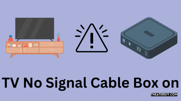 TV No Signal Cable Box on (2025)