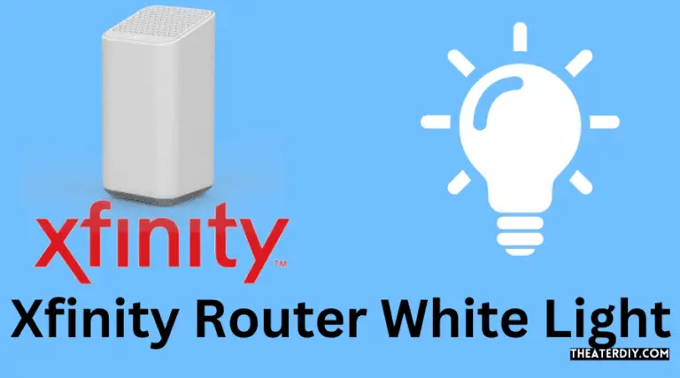 Xfinity Router White Light (2025)