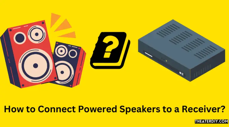 How to Connect Powered Speakers to a Receiver?