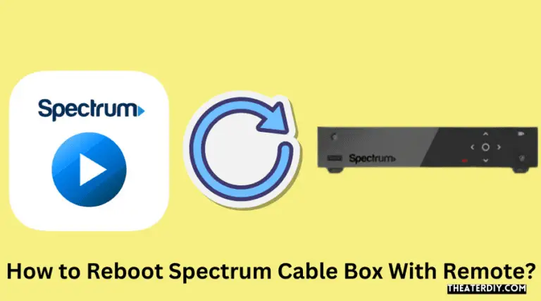 How to Reboot Spectrum Cable Box With Remote?