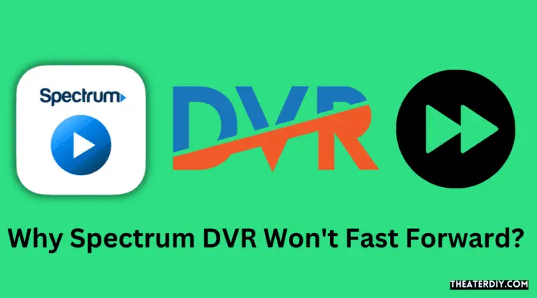 Why Spectrum DVR Won't Fast Forward?